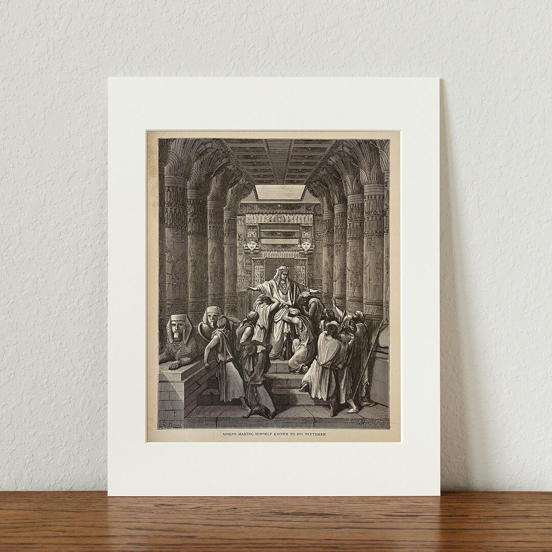 Joseph Making Himself Known to His Brethren by Gustave Doré, the Bible ...