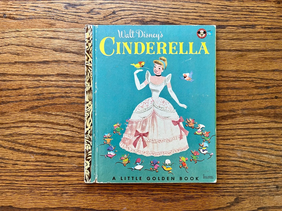 Walt Disney's Cinderella A Little Golden Book 1950 - Etsy