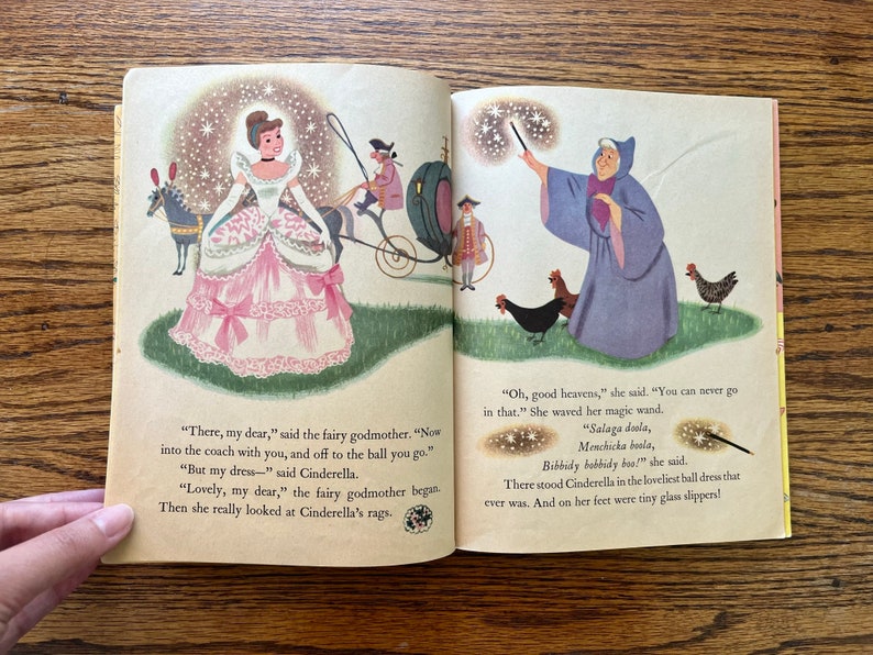 Walt Disney's Cinderella A Little Golden Book 1950 - Etsy