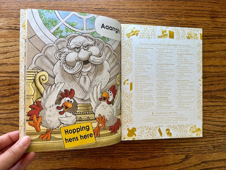 Hopping Hens Here! A Little Golden Book 2000 - Etsy