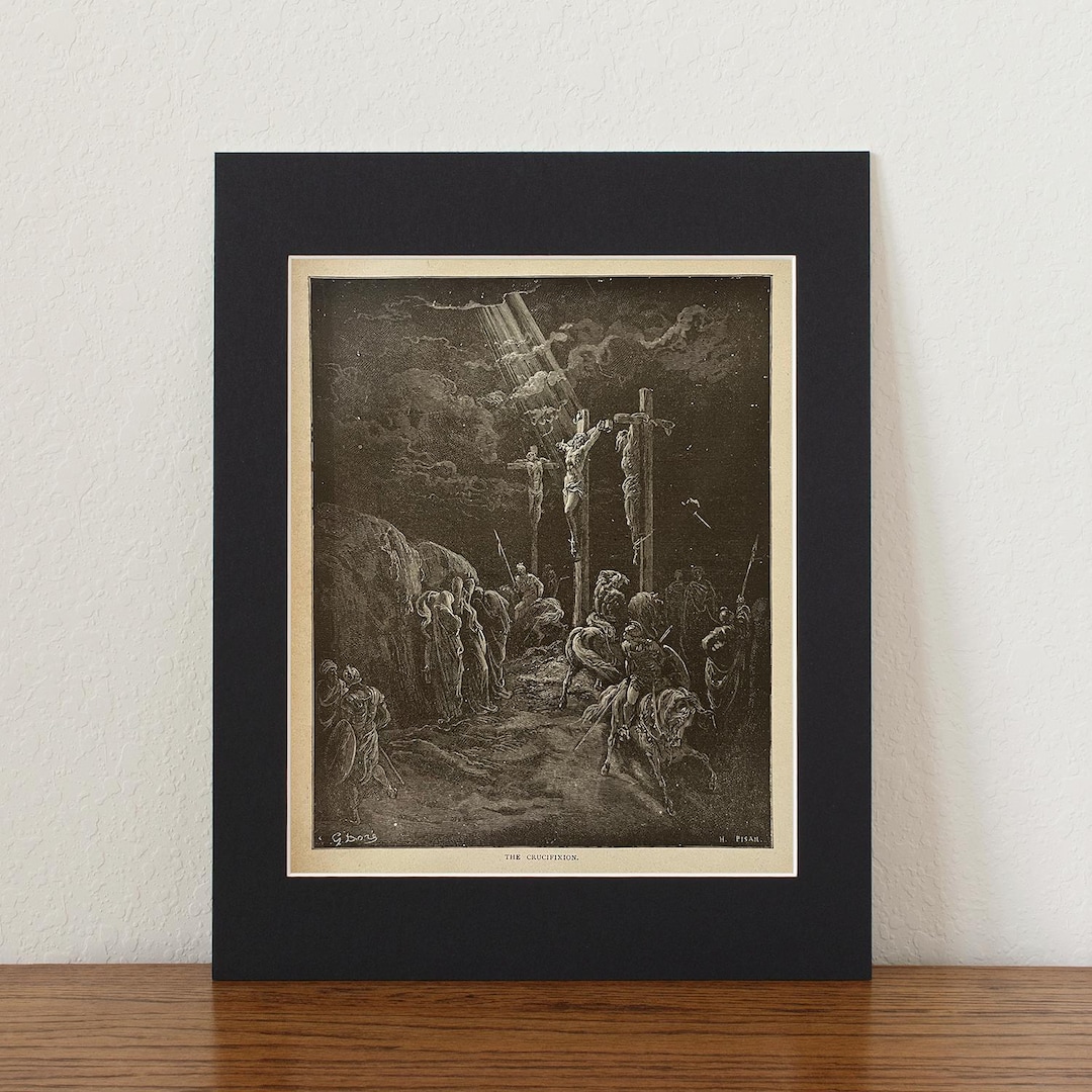 The Crucifixion by Gustave Doré, the Bible Gallery 1880, 11x14 Matted ...