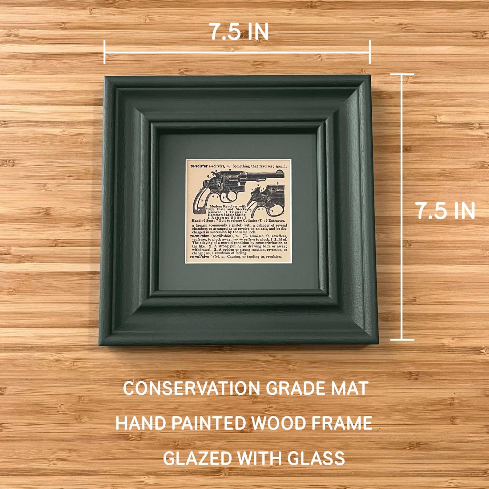 Custom Wood Framed Dictionary Prints: Revolver, Ready to Hang - Etsy