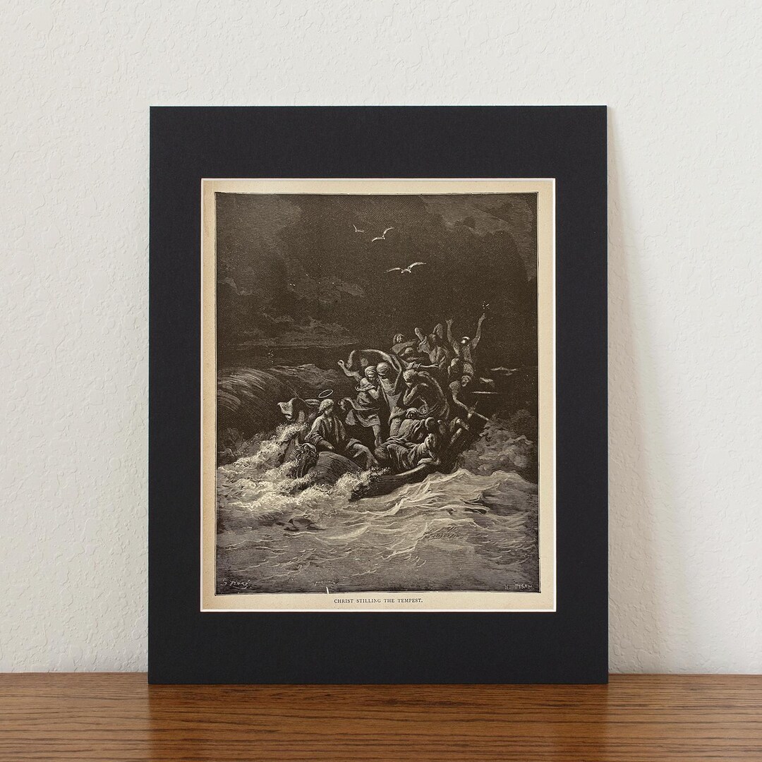 Christ Stilling the Tempest by Gustave Doré, the Bible Gallery 1880 ...