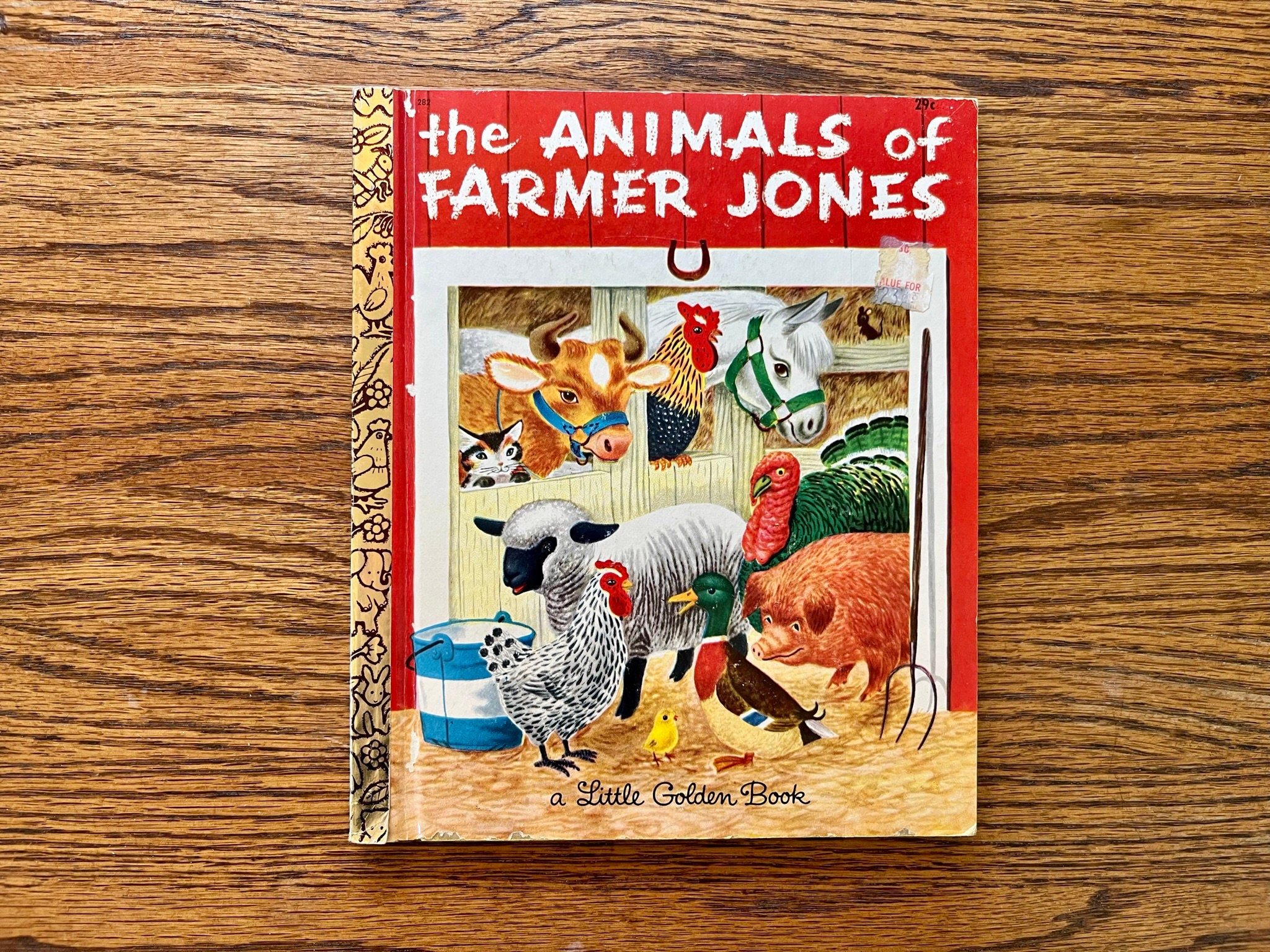 The Animals of Farmer Jones A Little Golden Book 1953 - Etsy