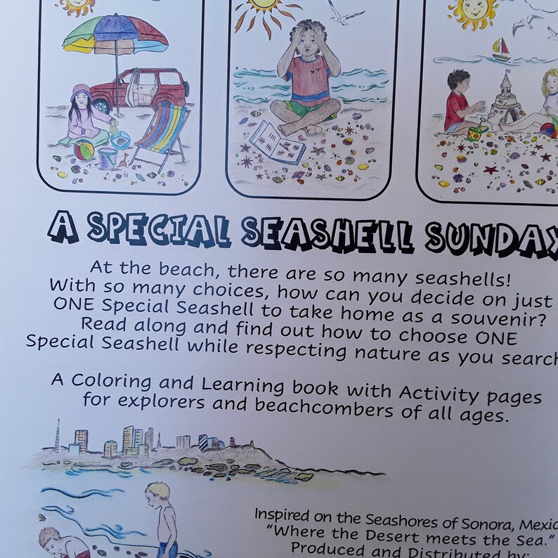 A Special Seashell Sunday Coloring and Activity Book for All Ages ...