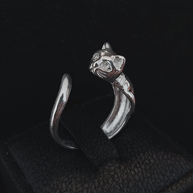 Adjustable Cat Ring - Etsy