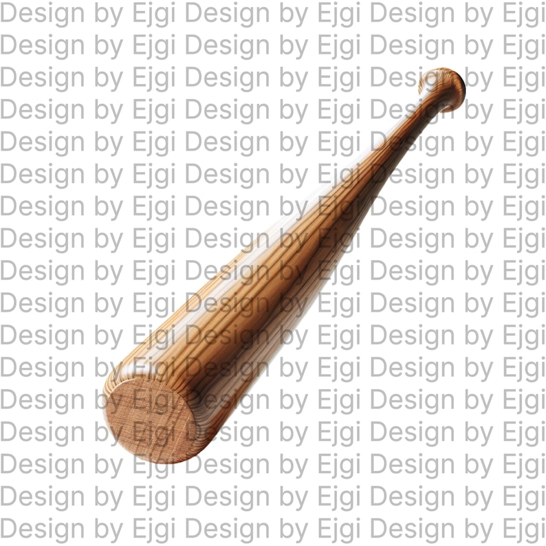Realistic Modern Wooden Baseball Bat PNG Sports Sport Design by Ejgi - Etsy
