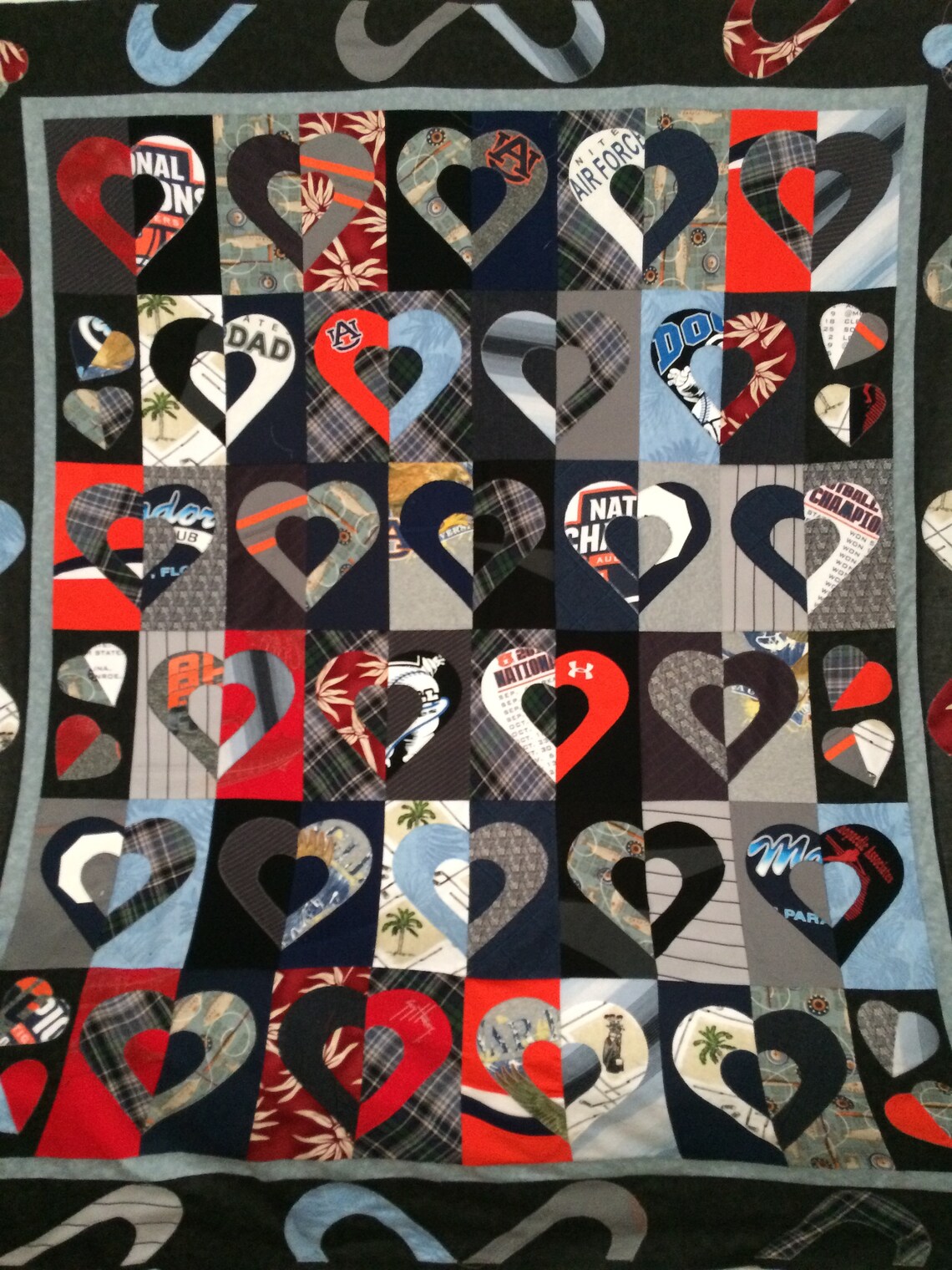 Memory Heart Quilt - Etsy