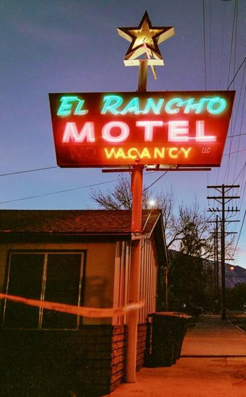 El Rancho Motel Neon Sign - Etsy