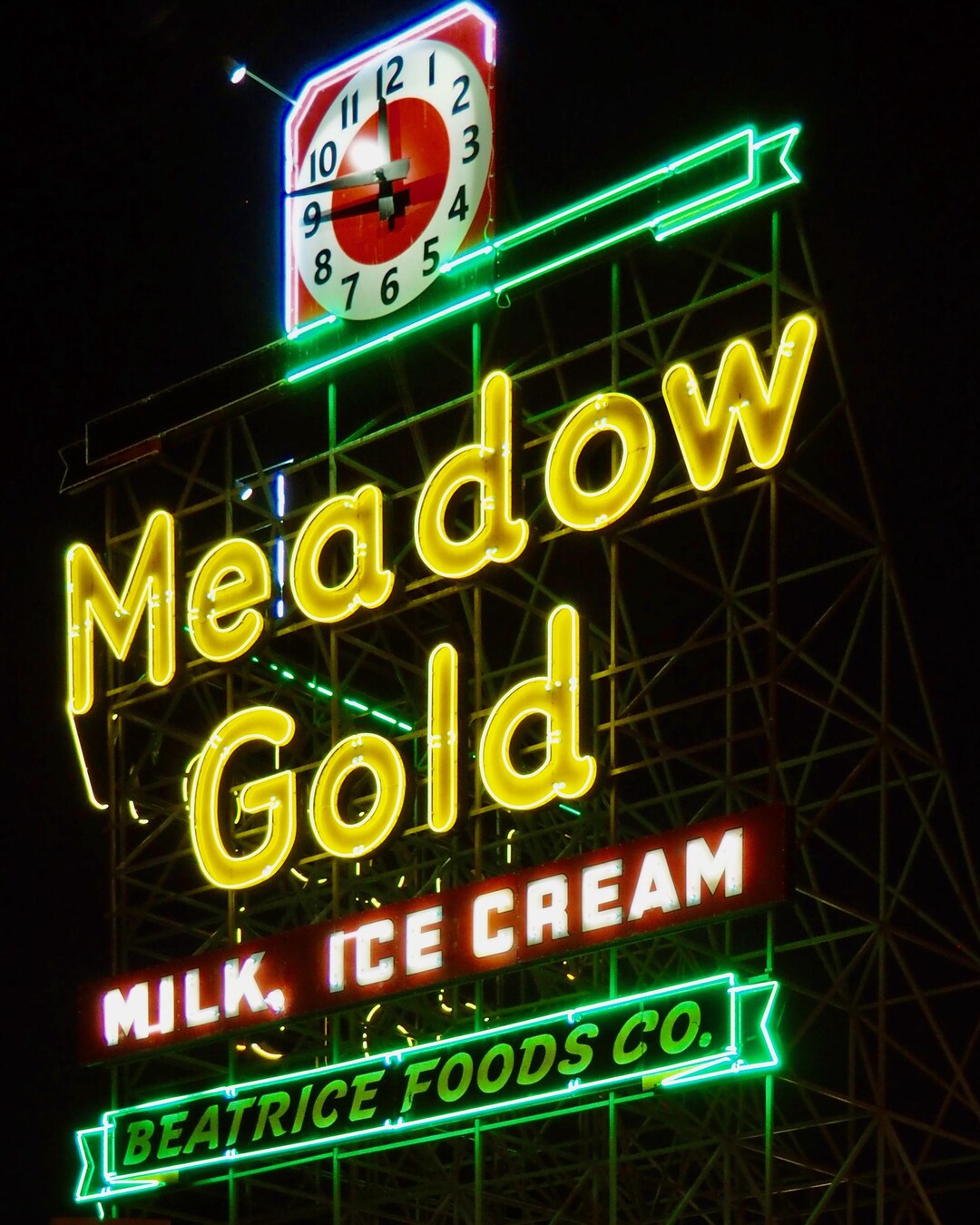 Meadow Gold Neon Sign - Etsy