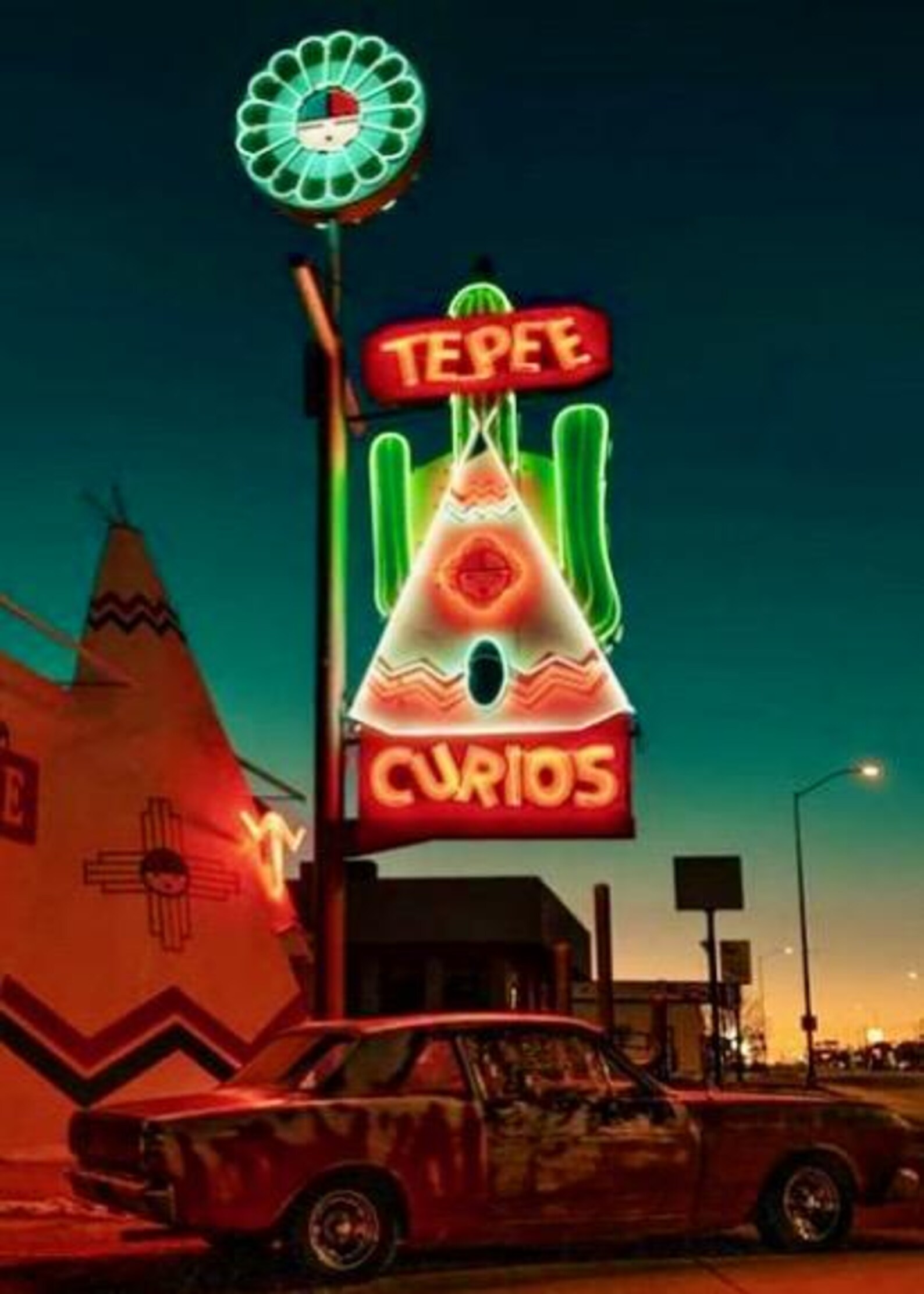 Teepee Curios Neon Sign - Etsy