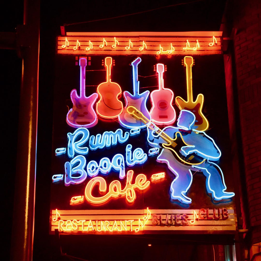 Rum Boogie Cafe Neon Sign, Memphis, TN - Etsy
