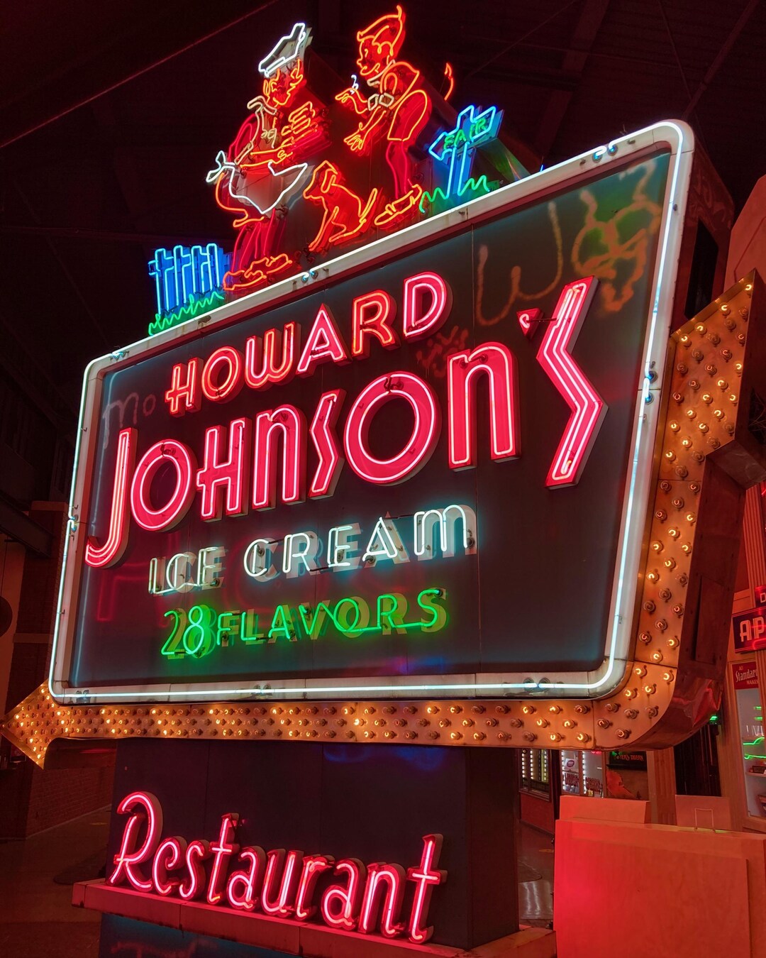 Howard Johnson's Motel Neon Sign - Etsy