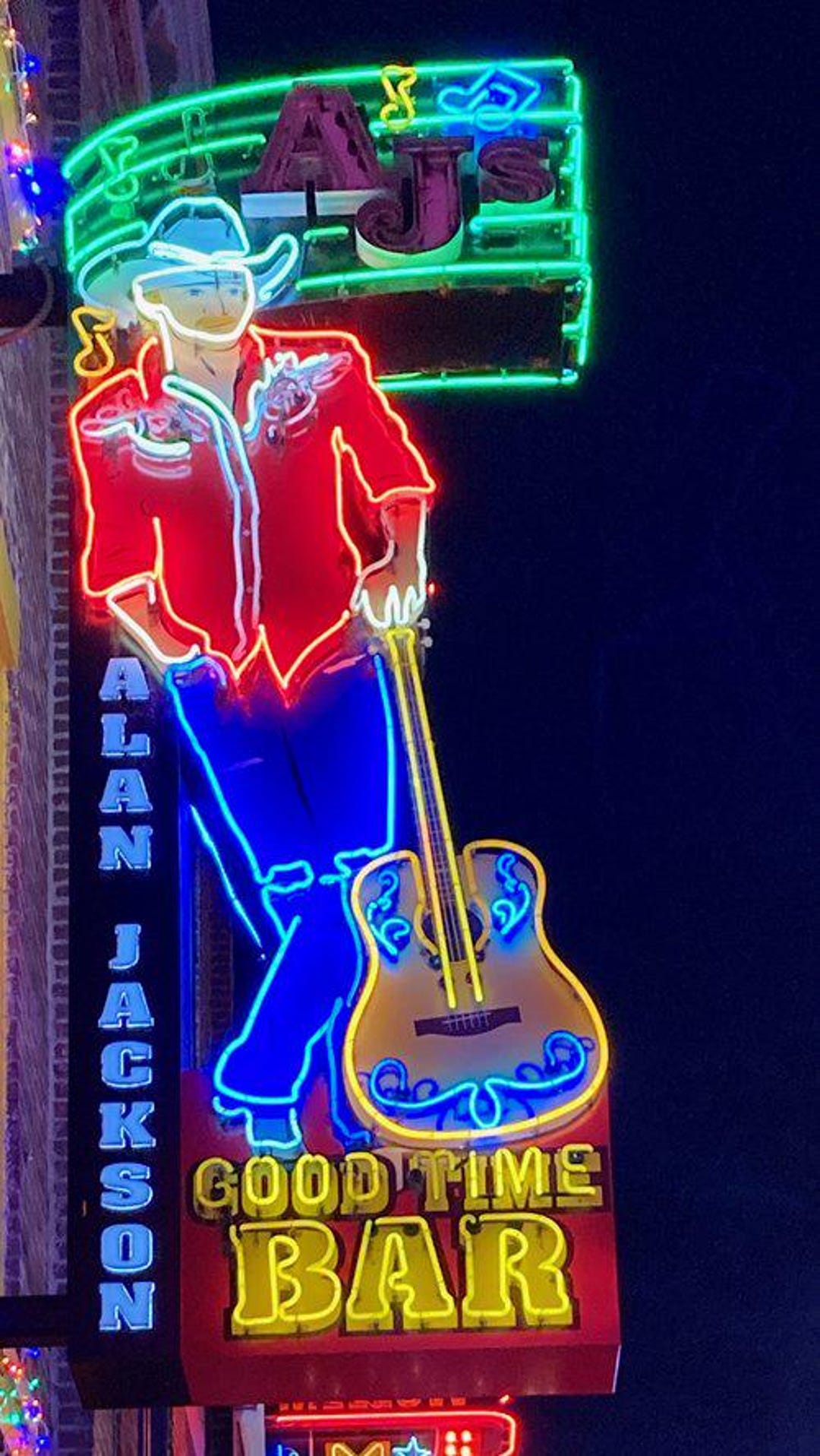 Alan Jackson Good Time Bar Neon Sign - Etsy