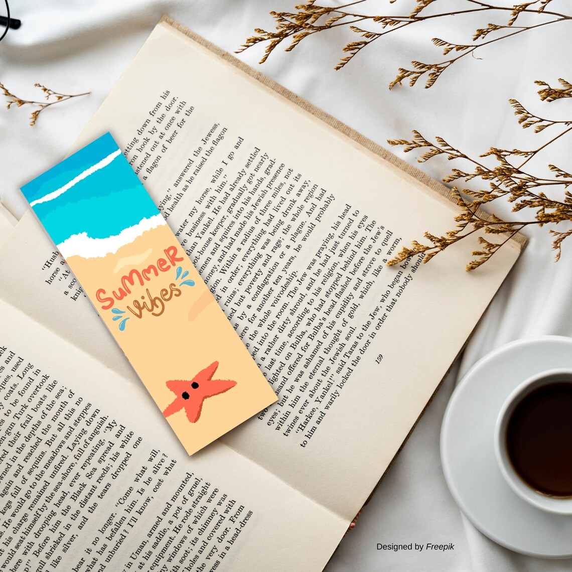 Printable Bookmarks for Readers - Summer Vibes, Digital Download ...