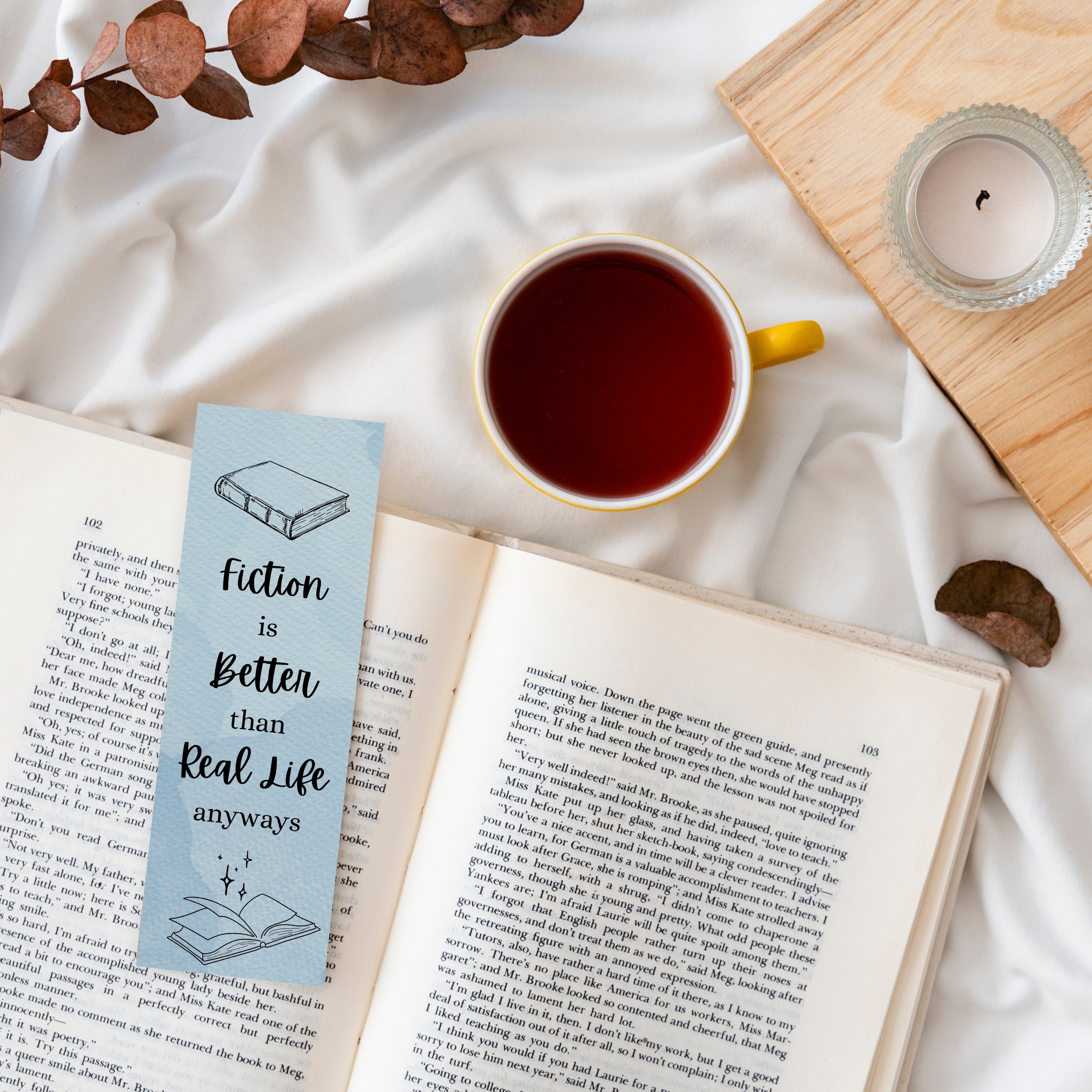 Printable Bookmarks, 5-pack Bookmark Set for Readers & Book Lovers ...