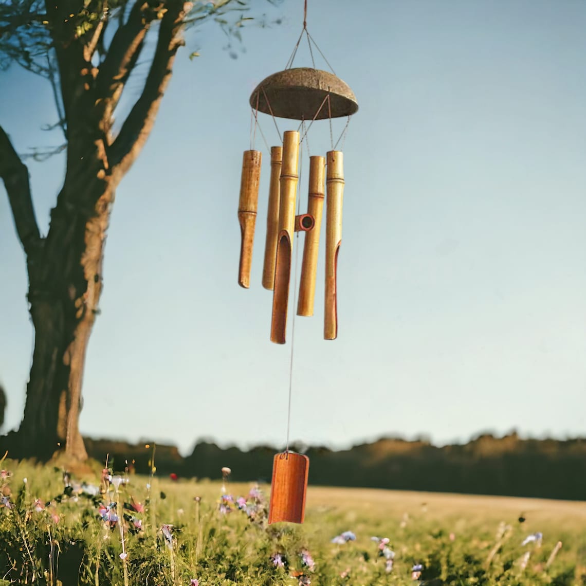 Bamboo Windbell, Sound Healing, Japan Wind Chime, Sound Therapy, Bamboo ...