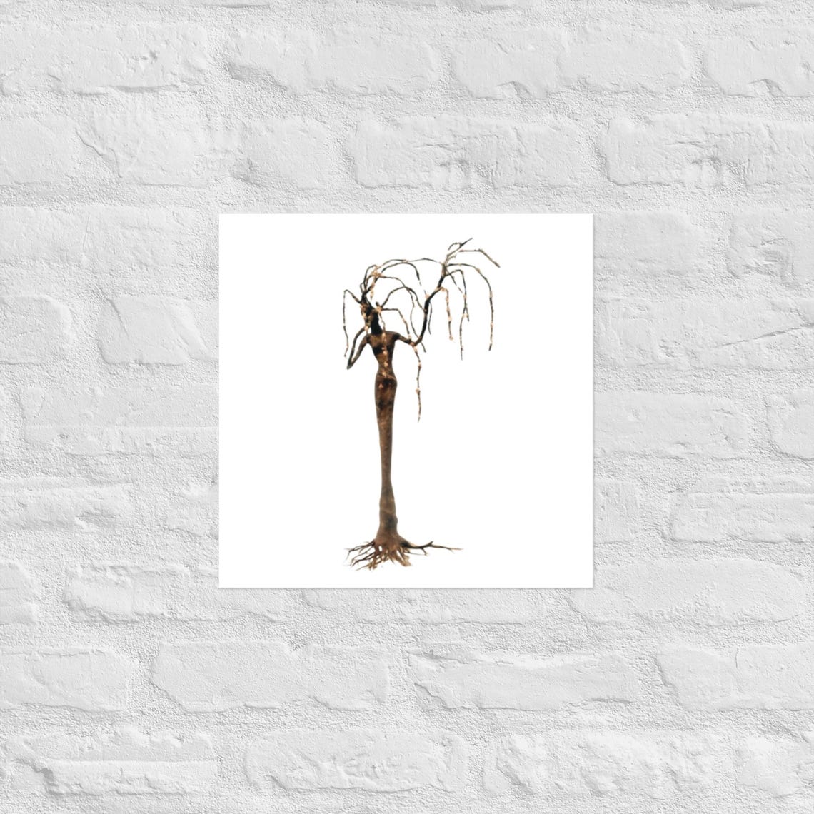 Weeping Cherry Tree Goddess Nature Spirit Elemental Print - Etsy