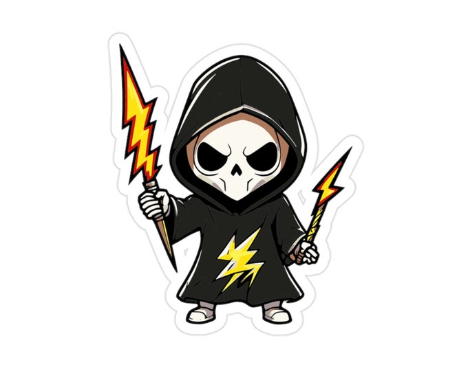 Lineman Sticker, Lineman Grim Reaper Sticker, Blue Collar Sticker, Hard ...