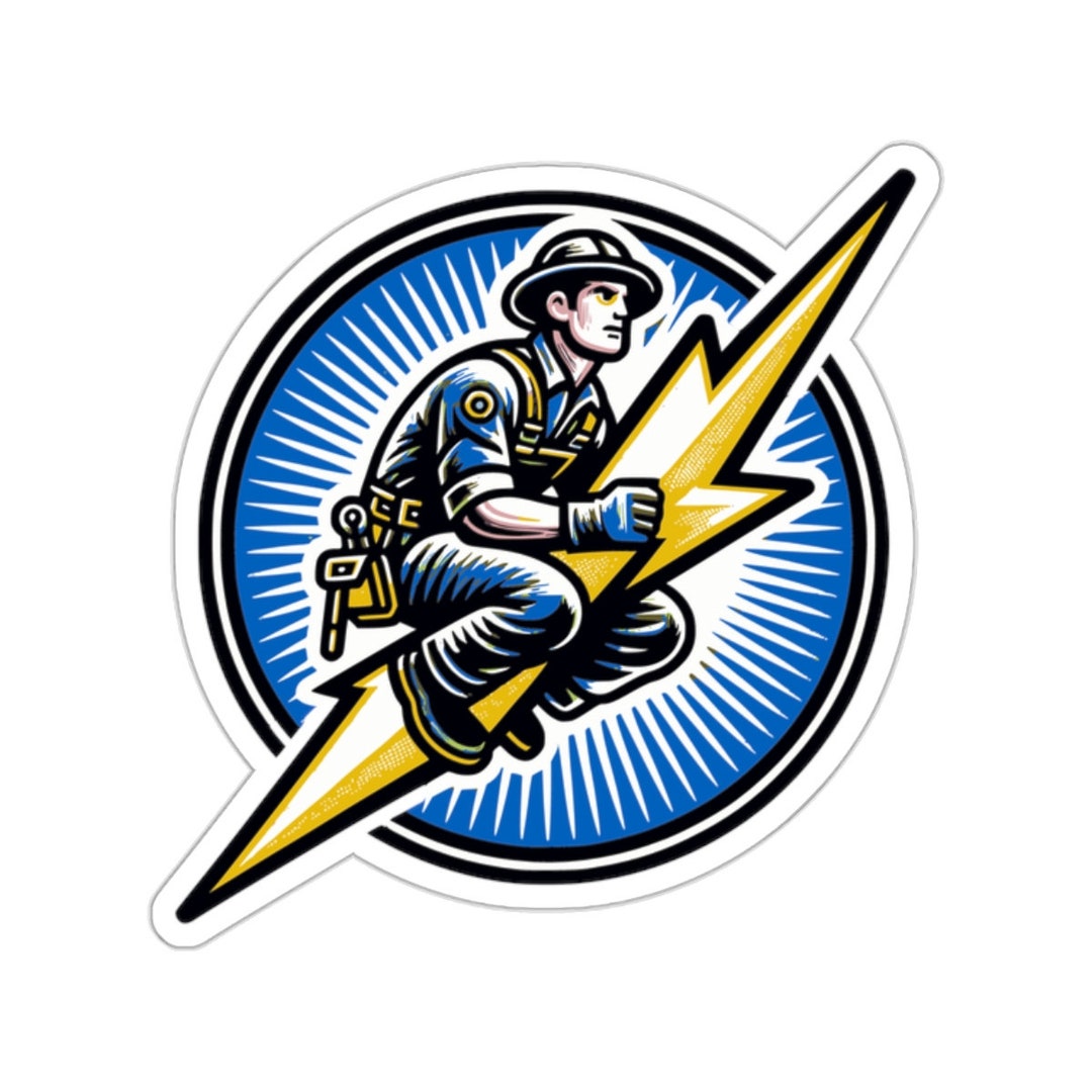 Lineman Sticker/ Blue Collar Work/ Funny Sticker - Etsy