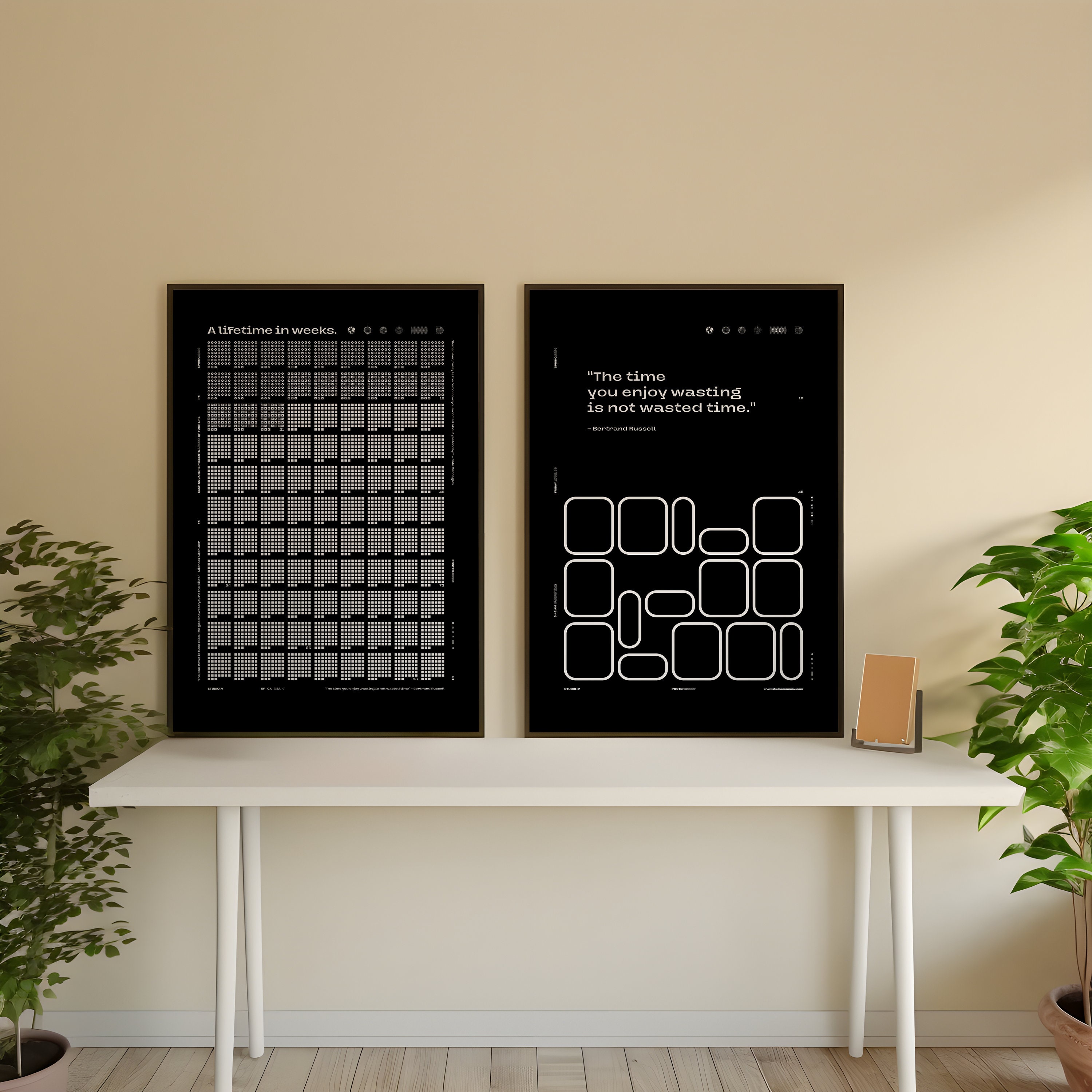 My Life in Weeks | Roll-up Poster | Life Calendar | Life Countdown ...