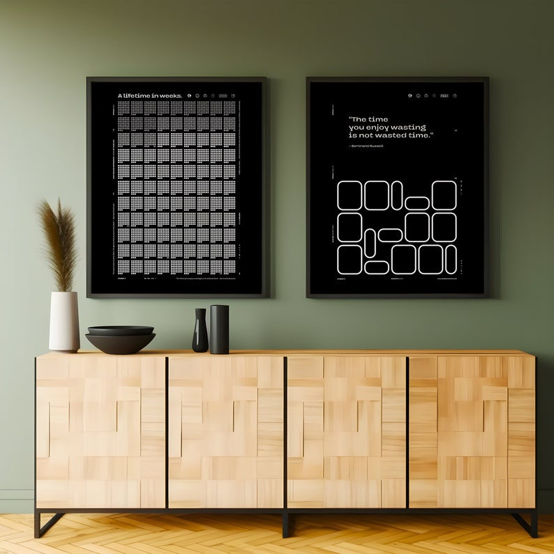 My Life in Weeks | Roll-up Poster | Life Calendar | Life Countdown ...