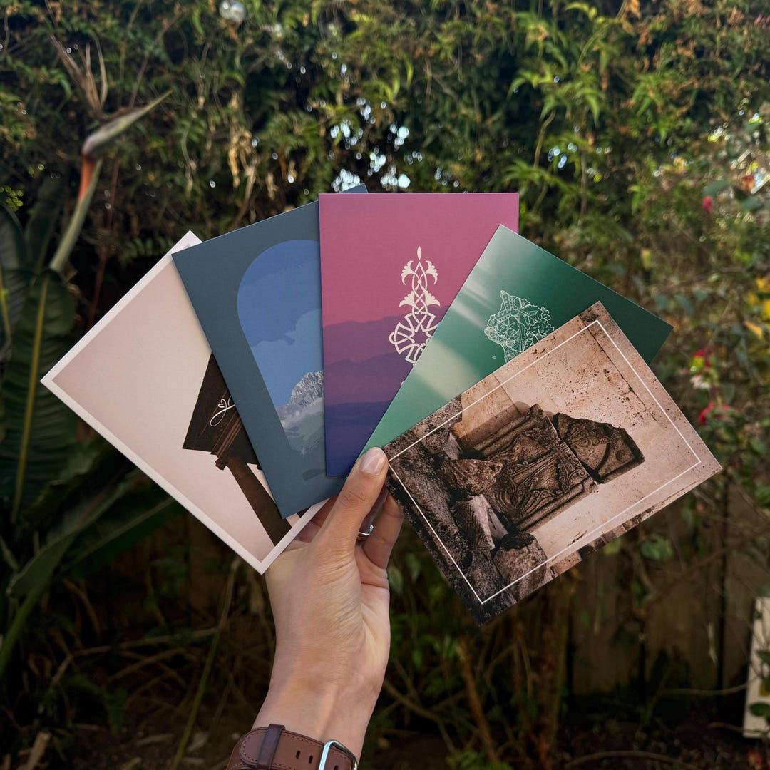 Armenian Elements Greeting Card 5 Pack | Armenian Greeting Cards ...