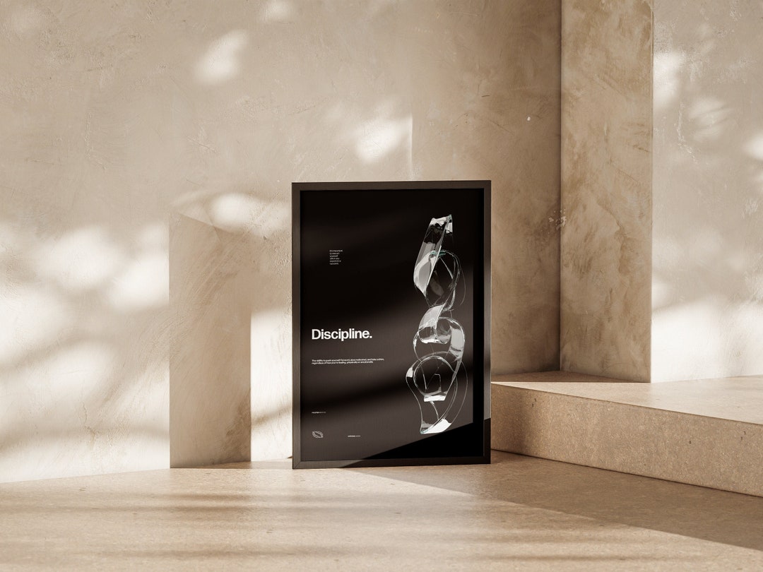 Discipline #1 Wall Art | Roll-up Poster| Printable Wall Art | Modern ...