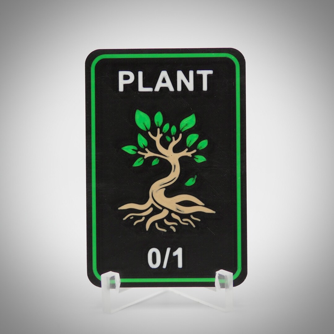 Plant Creature Tokens (x2/x6/x10) - Multicolor 3D Printed Plastic ...