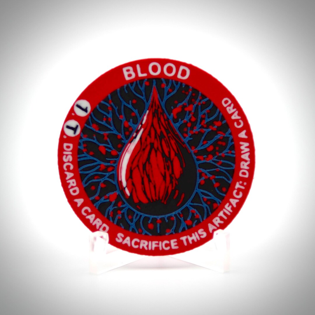 Blood Tokens (x2/x6/x10) - Multicolor 3D Printed Plastic Proxies - Etsy