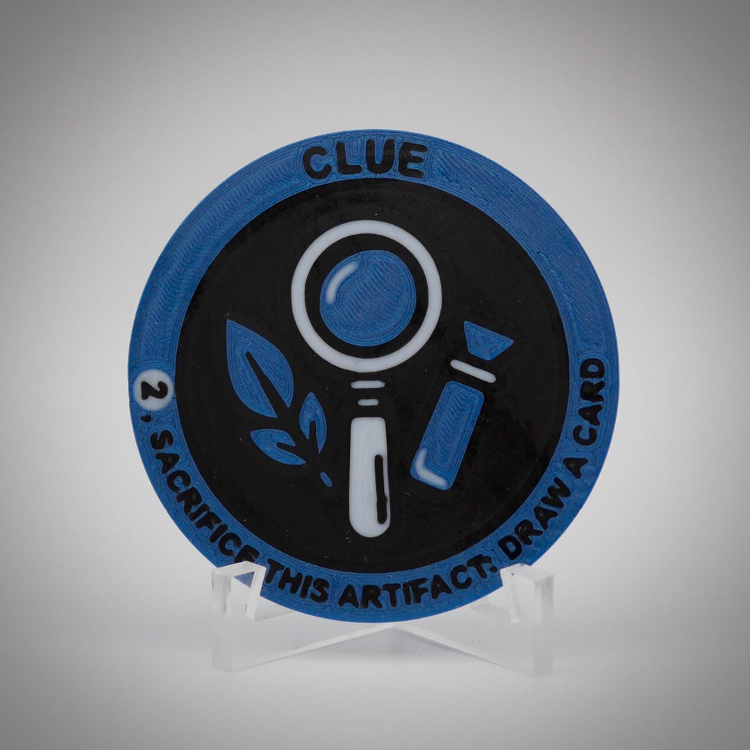 Clue Tokens (x2/x6/x10) - Multicolor 3D Printed Plastic Proxies - Etsy