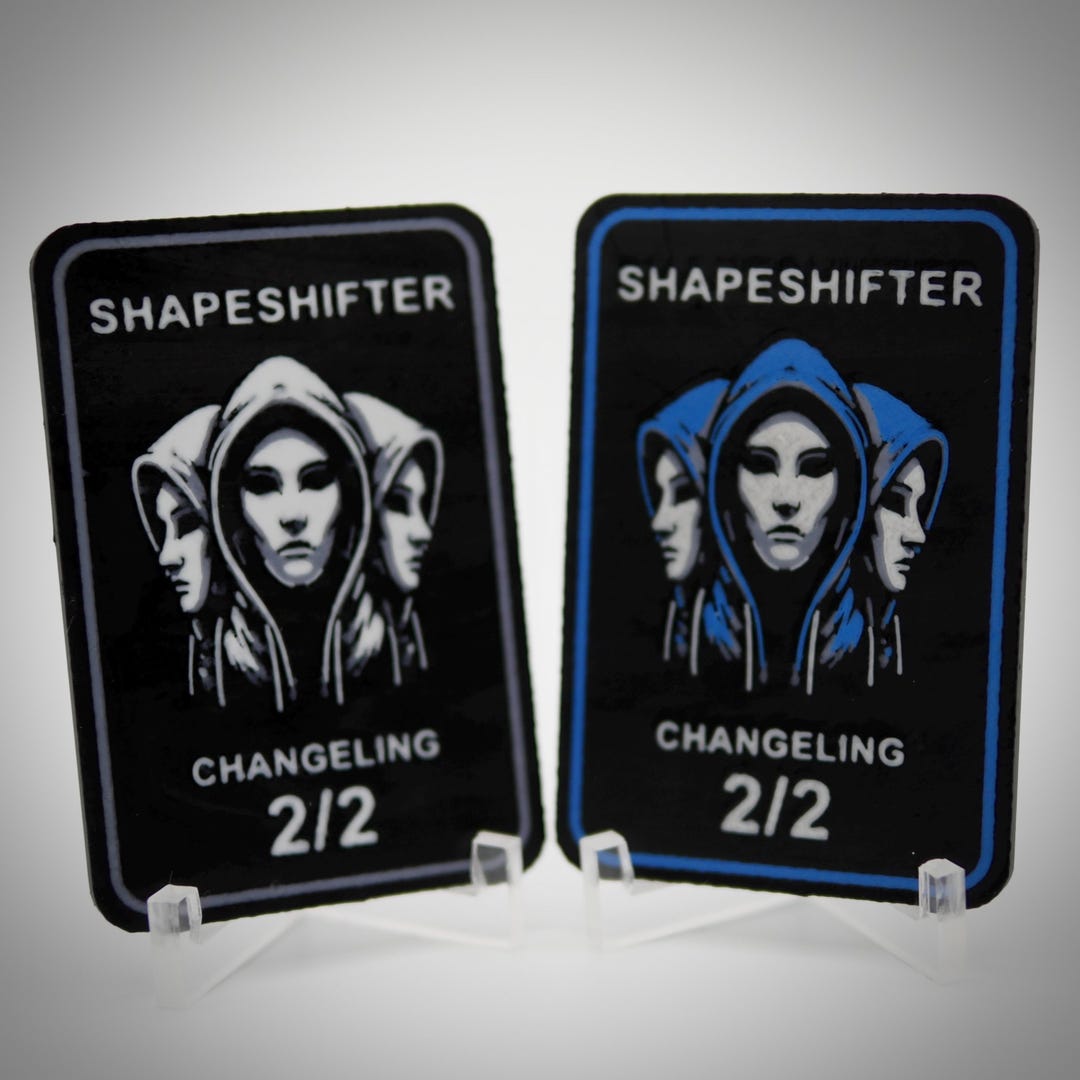Shapeshifter Creature Tokens x2/x6/x10 Multicolor 3D Printed Plastic ...