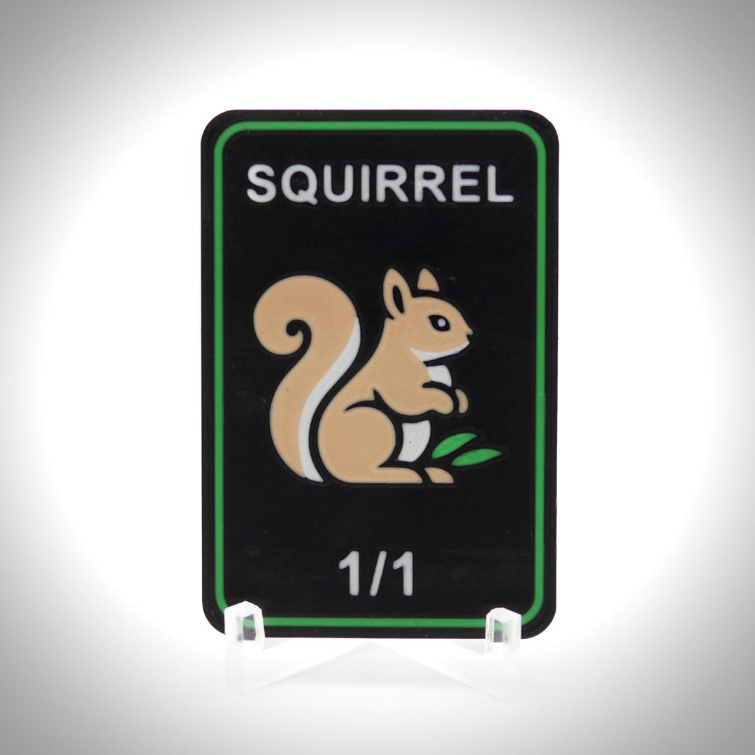 Squirrel Creature Tokens (x2/x6/x10) - Multicolor 3D Printed Plastic ...