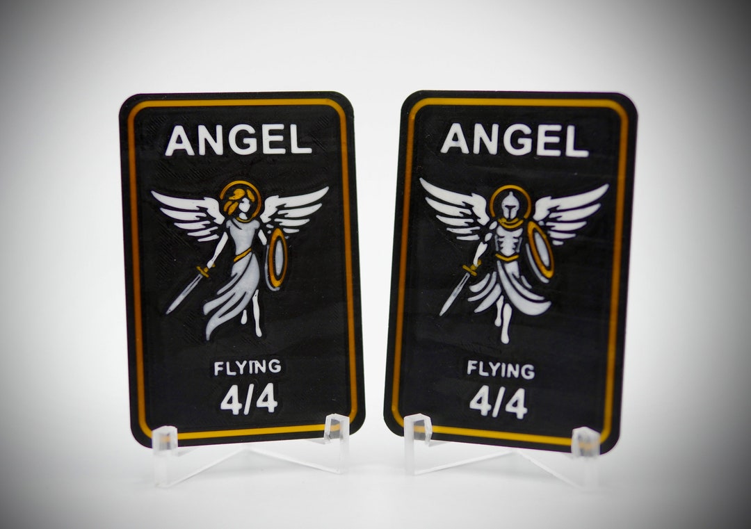 Angel Creature Tokens (x2/x6/x10) - Multicolor 3D Printed Plastic ...