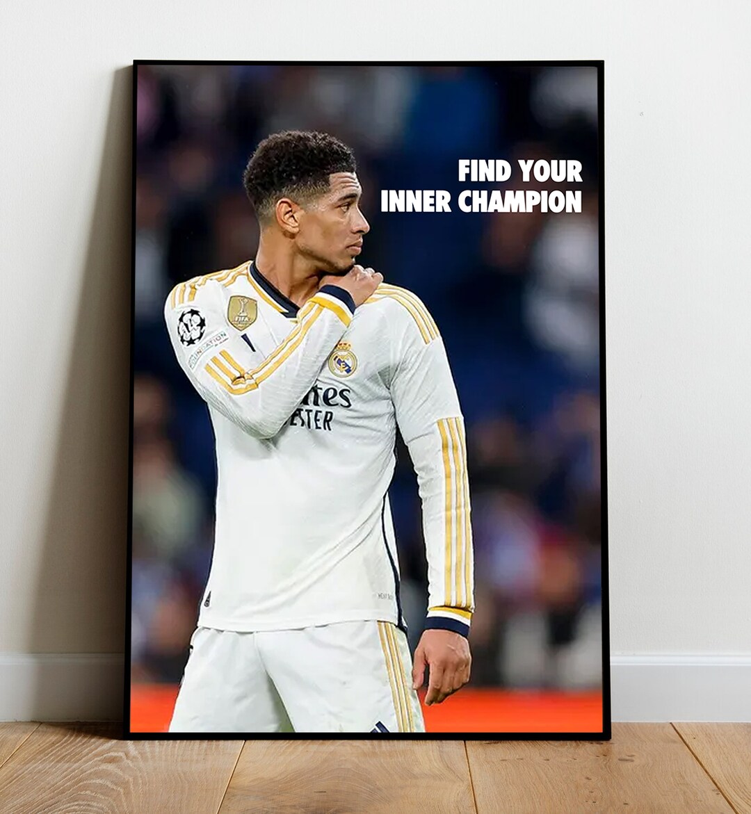 Jude Bellingham Inner Champion Poster for Bedroom Football Poster, Real ...
