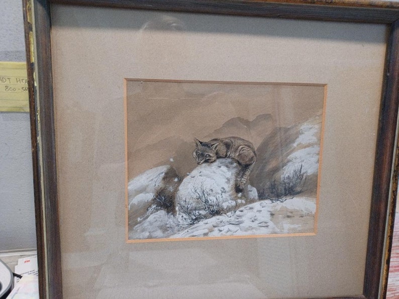 Discover This Unique Study of a Fox on the Prowl in Winter by Artist ...