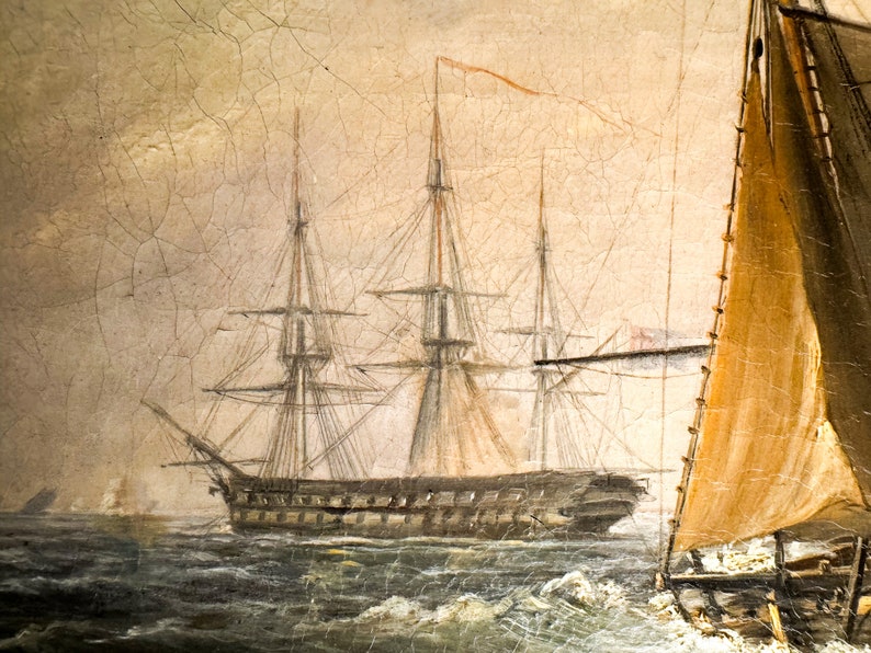 Rare Early 19th Century Original Museum Quality Century American Marine ...
