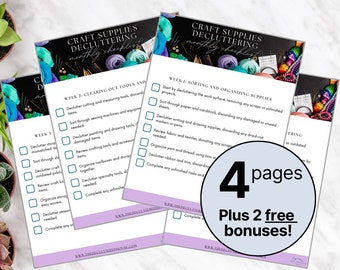 Bedroom Decluttering Checklist, Home Organization, Spring Cleaning ...