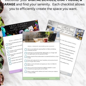 Decluttering Checklist Printable, Declutter Planner, Decluttering Cleaning Binder, Decluttering ...