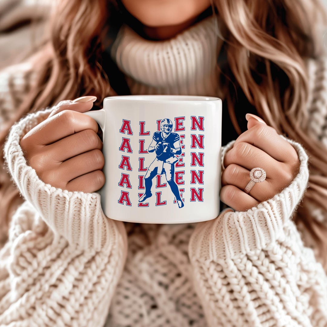 The Josh Allen Fan Mug or Libbey Tumbler - BUF Bills - Josh Allen ...