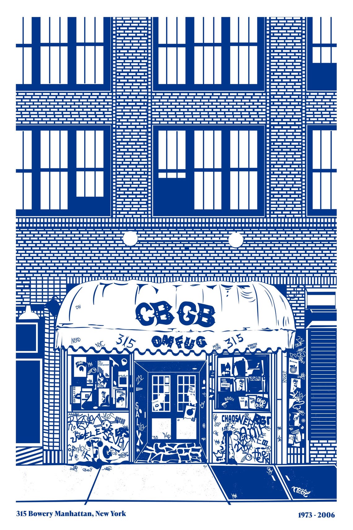 CBGB Poster Wall Art - Etsy