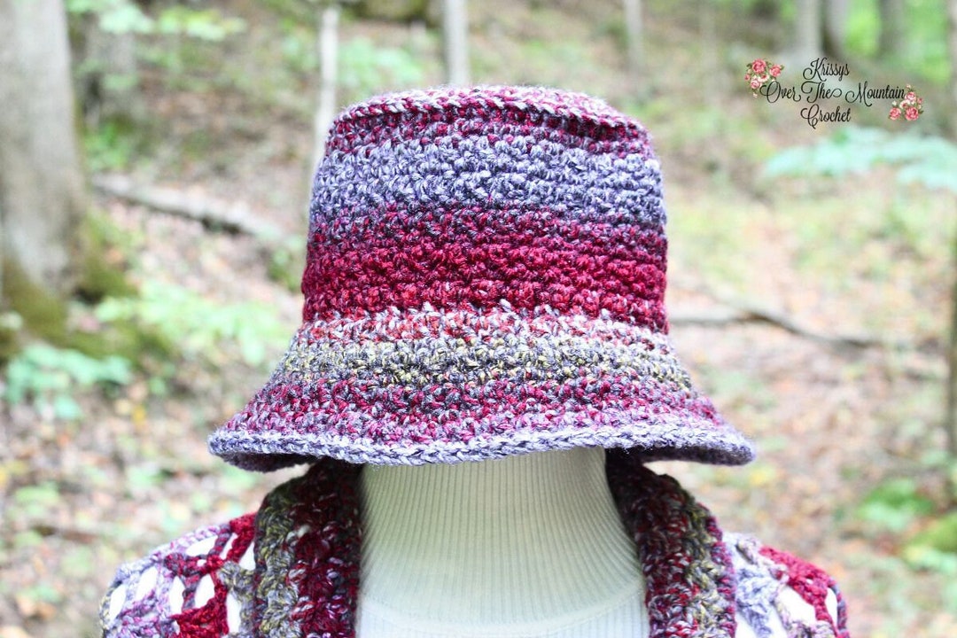 Chunky Yarn Crochet Bucket Hat Pattern: Easy Beginner Level (PDF ...