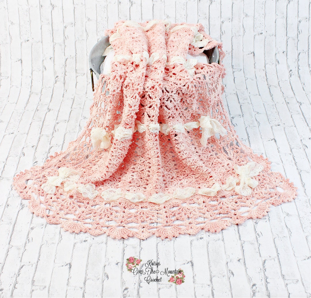 Crochet Pattern: Heirloom Shell Stitch Baby Blanket (PDF Pattern) - Etsy