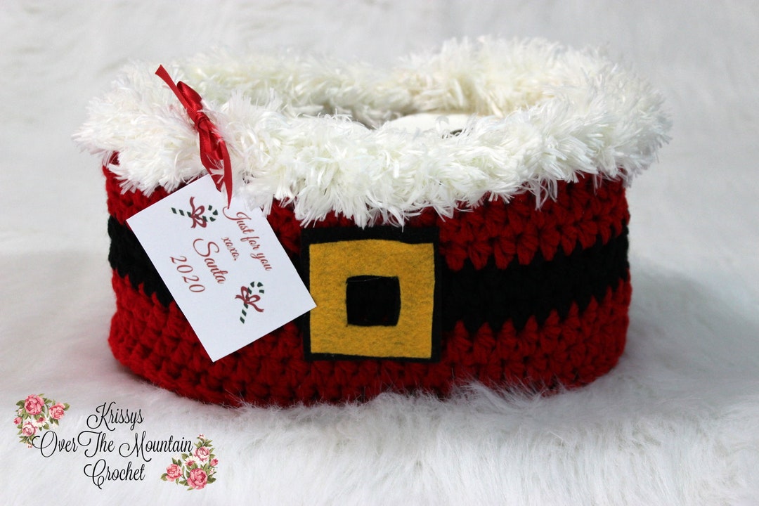 Santa Basket Crochet Pattern - Christmas Decoration - Toilet Paper ...