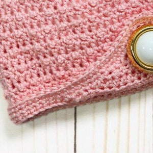 Tiny Pink Pearls Chemo Cap Crochet Pattern- Cancer Beanie Toque - 3 ...