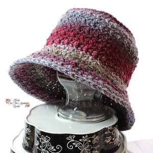 Chunky Yarn Bucket Hat Crochet Pattern - Instant Download Beginner ...