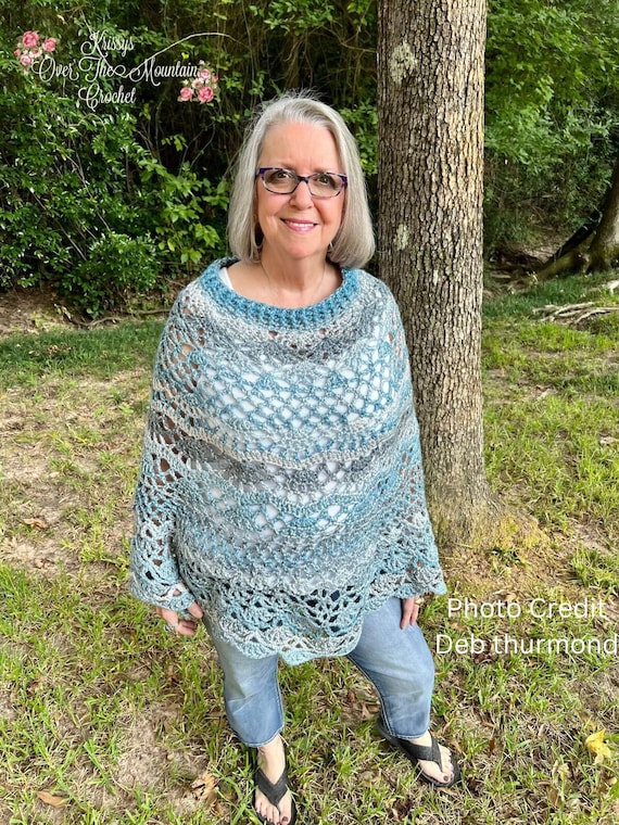 Circular Poncho Crochet Pattern
