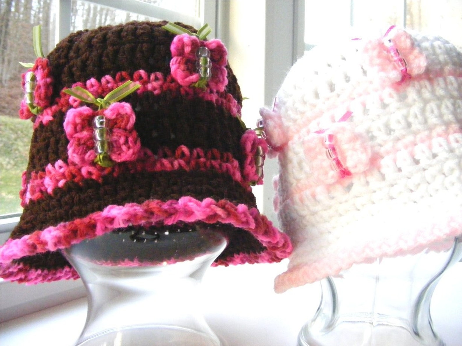 Crochet Hat Pattern Butterfly Crochet Pattern Tutorial on | Etsy