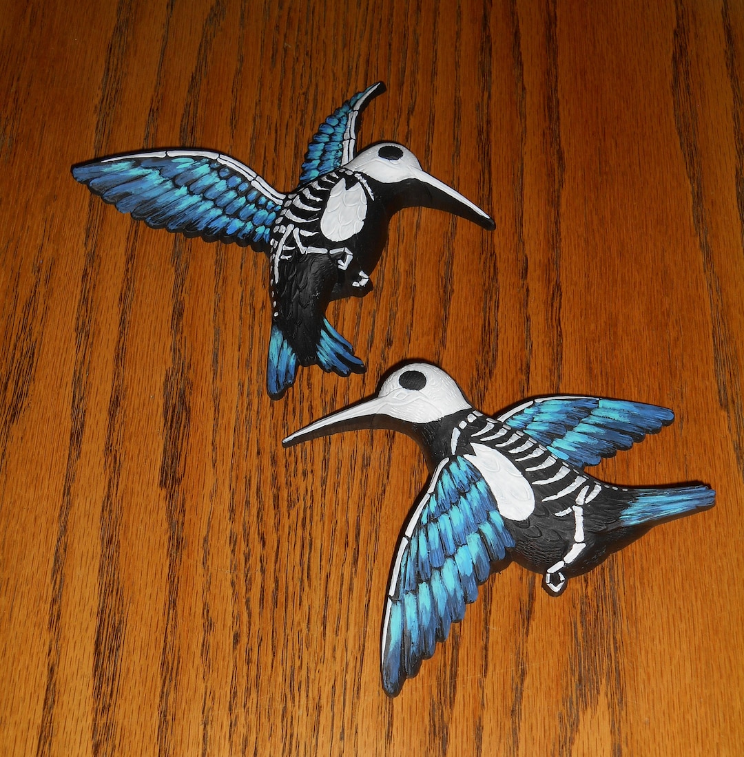 Upcycled Vintage Syroco Inc. Wall Art Hanging Hand Painted Day of the ...