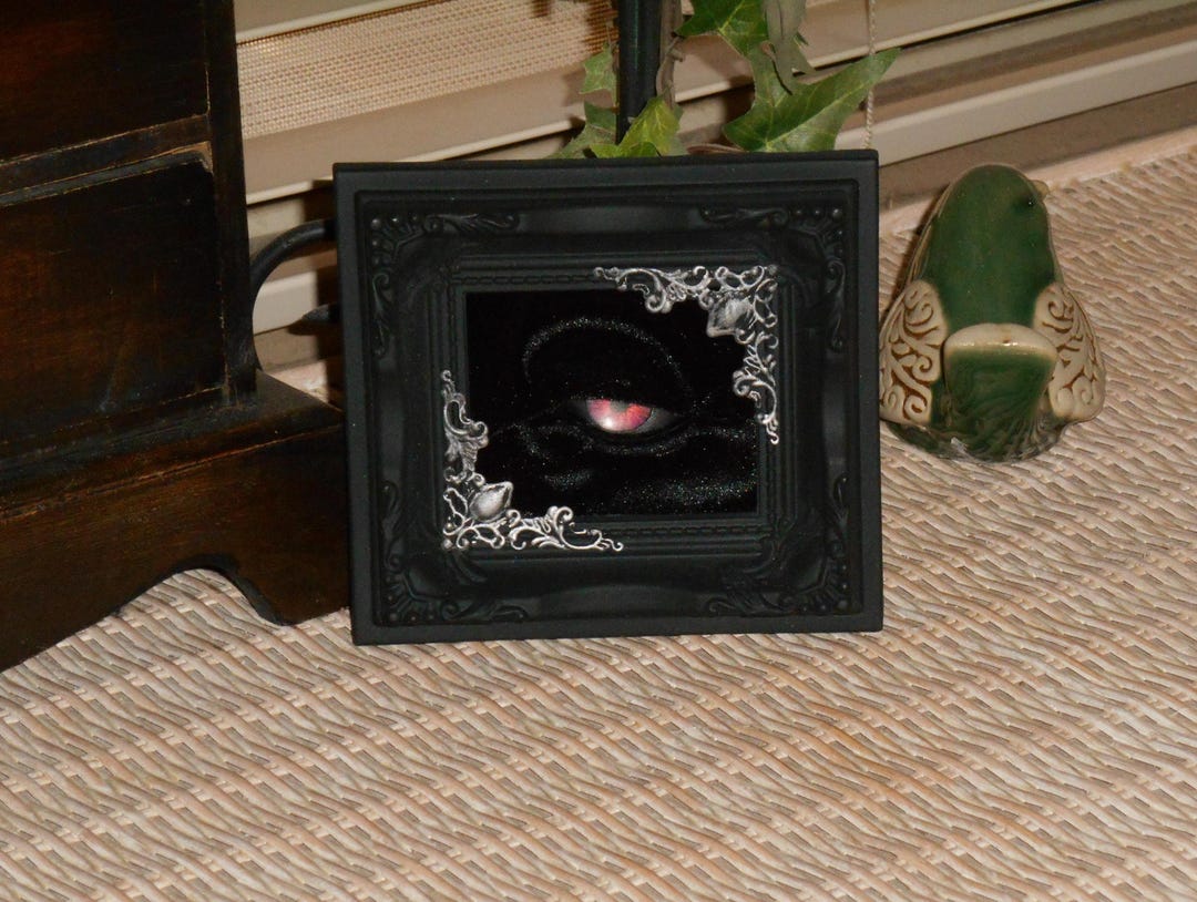 Sinister Creepy Framed Red Eye Monster Gallery Wall Art - Etsy